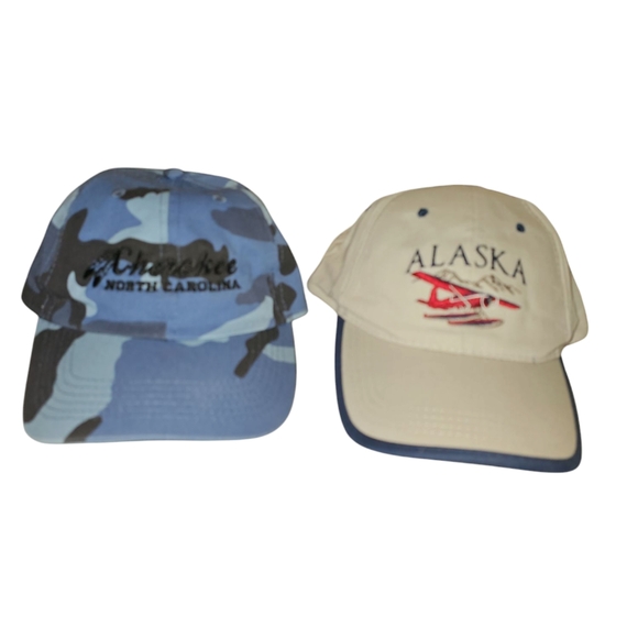 Accessories | Two Caps Cherokee North Carolina And Alaska Both One Size ...